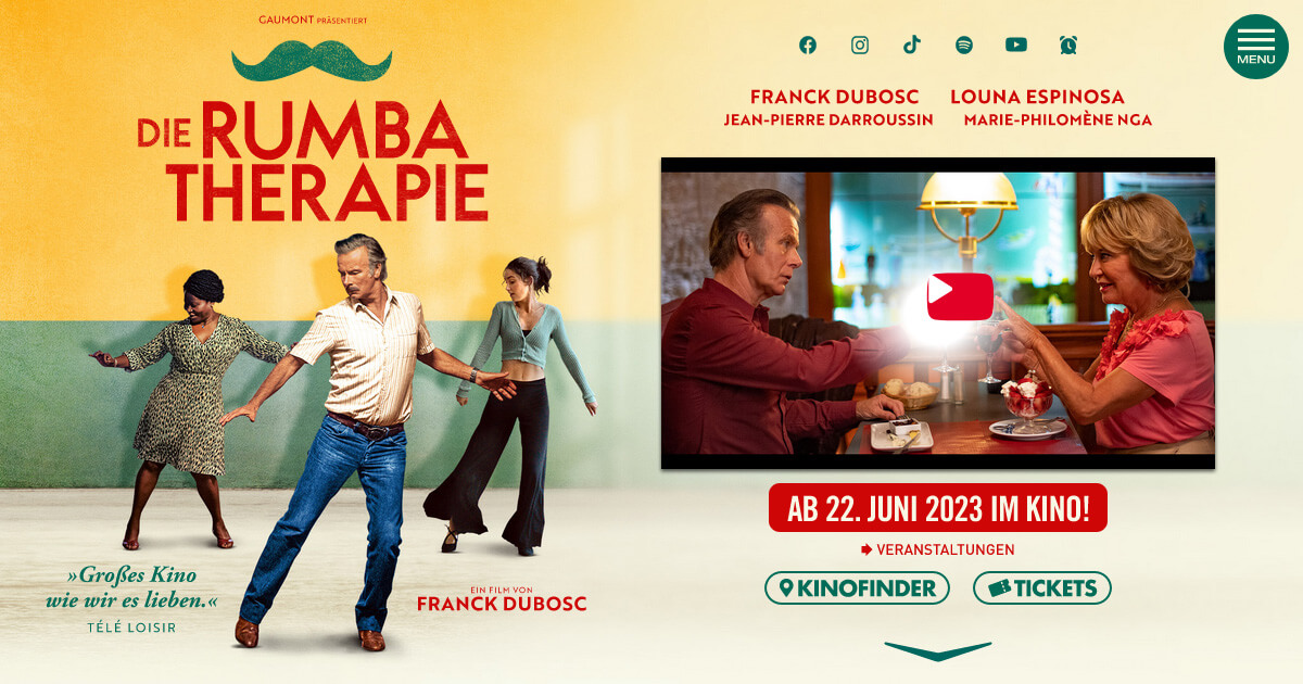 Die Rumba-Therapie | Ab 22. Juni 2023 im Kino! Die Rumba-Therapie | Ab 22. Juni 2023 im Kino!